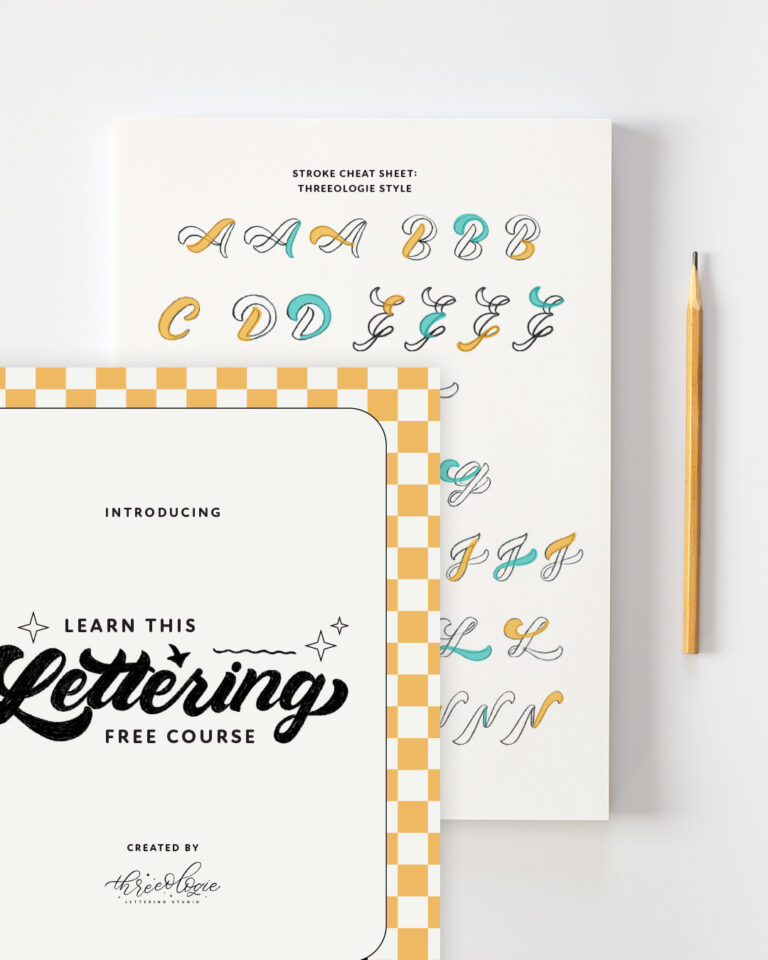 Threeologie | Handlettering Studio and Resource for Creatives!