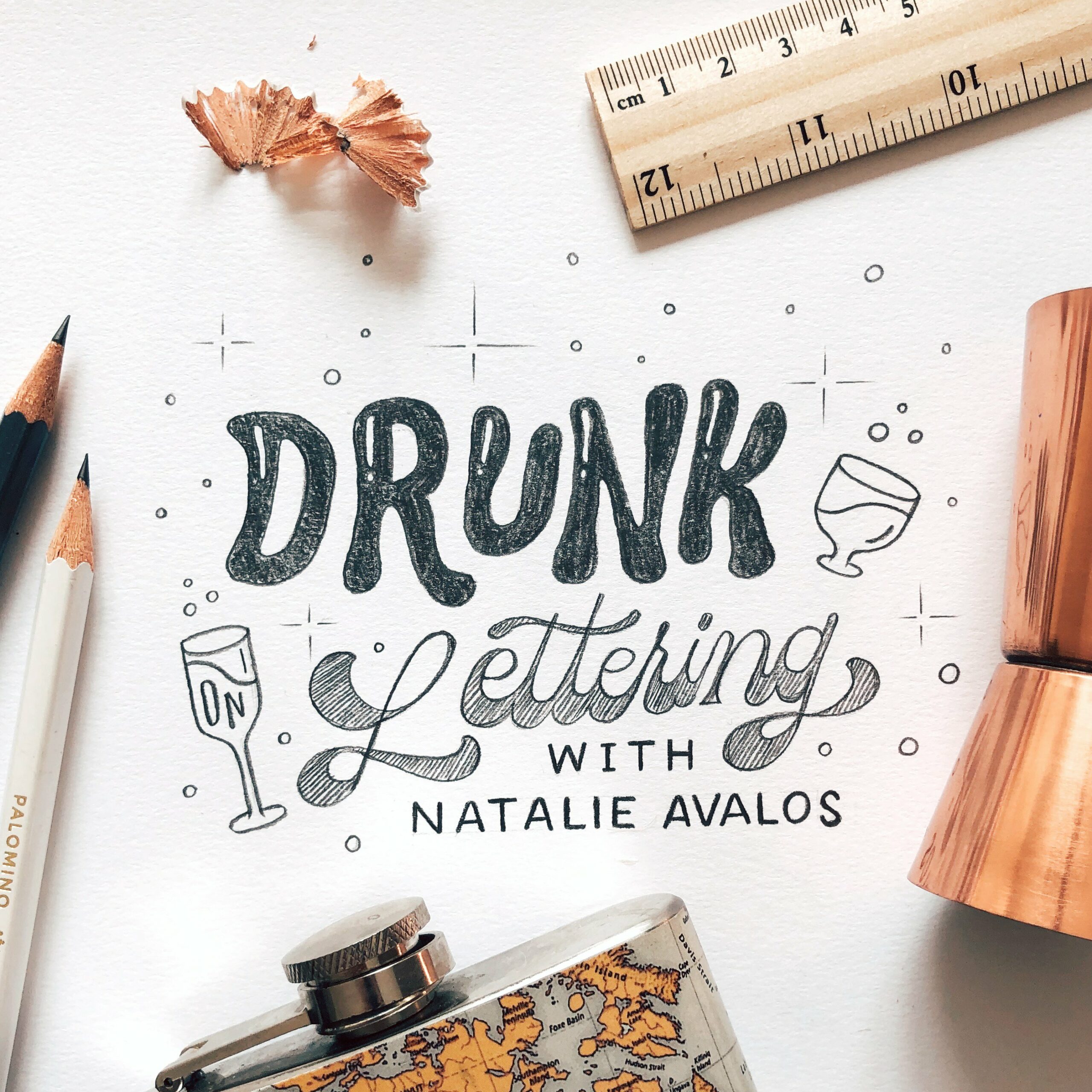 Drunk On Lettering | Threeologie