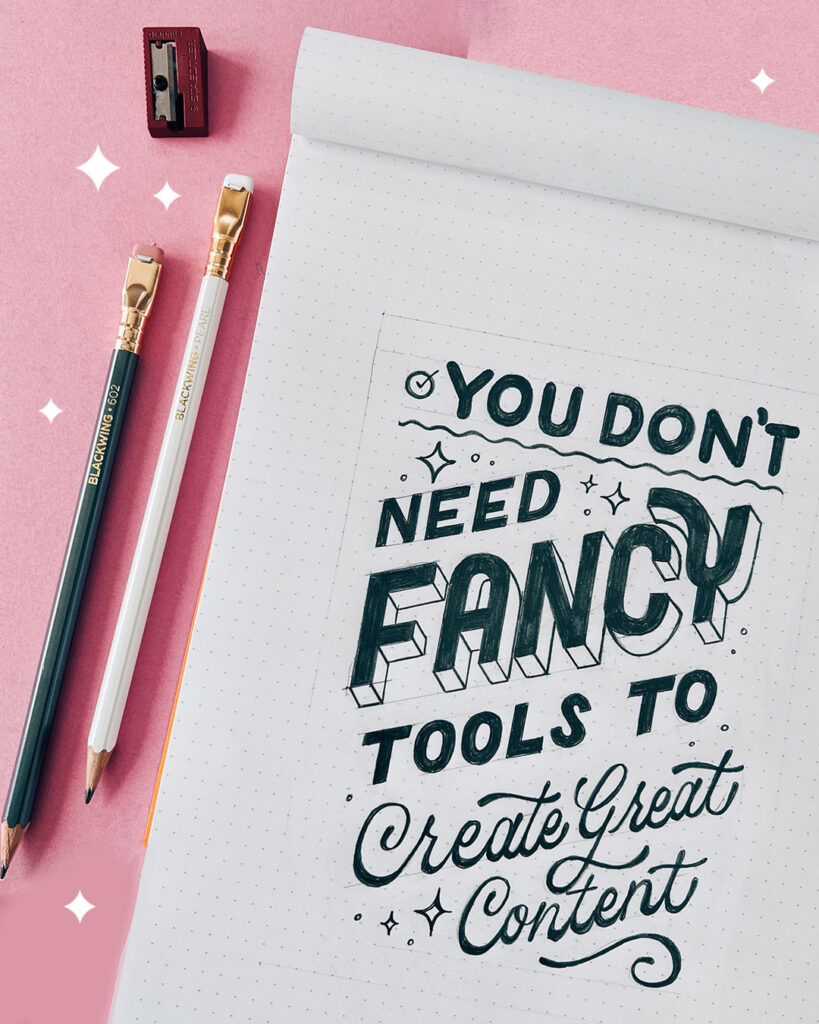 Pencil Lettering Workshop | Threeologie