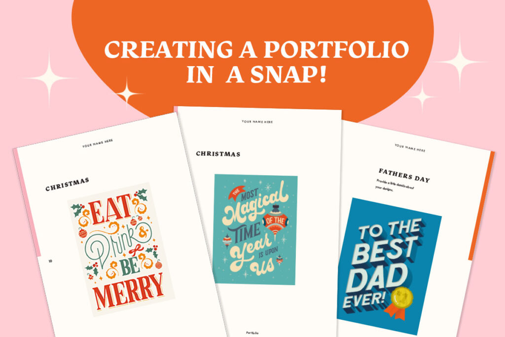 Greeting Card Portfolio Template | Threeologie