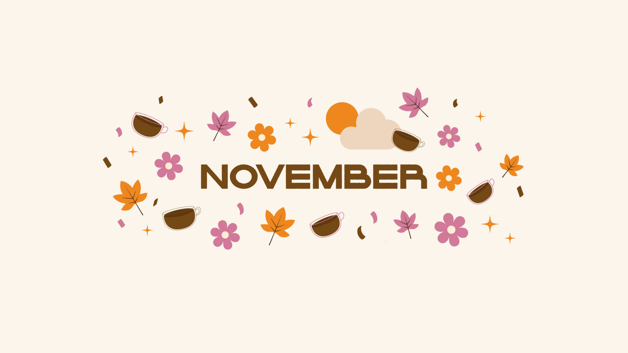 November Wallpaper | Threeologie