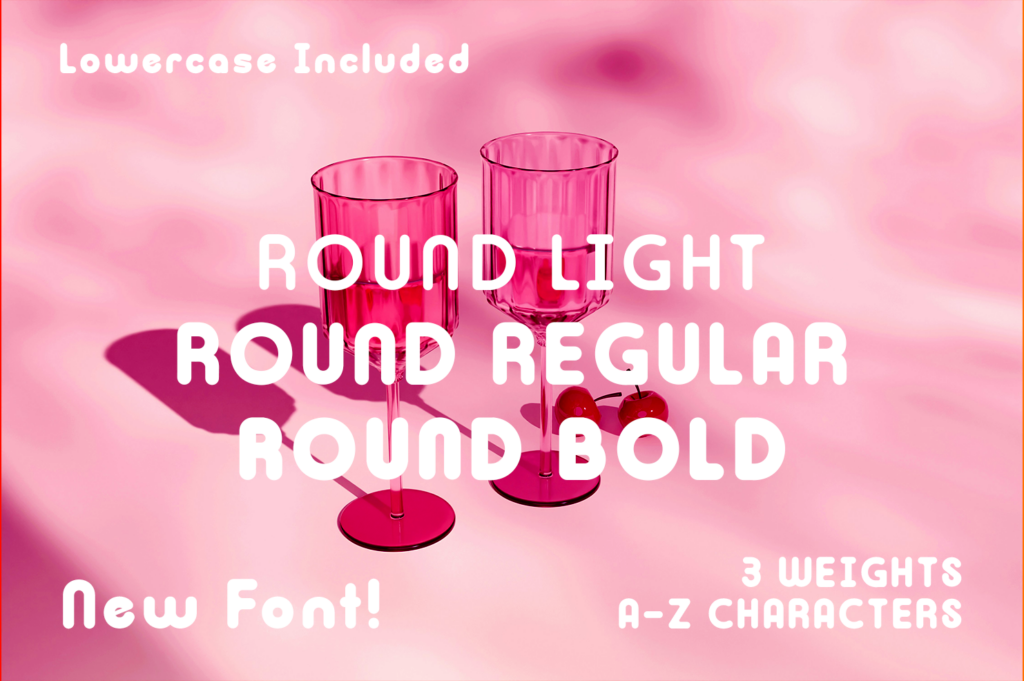 Round Font | Threeologie